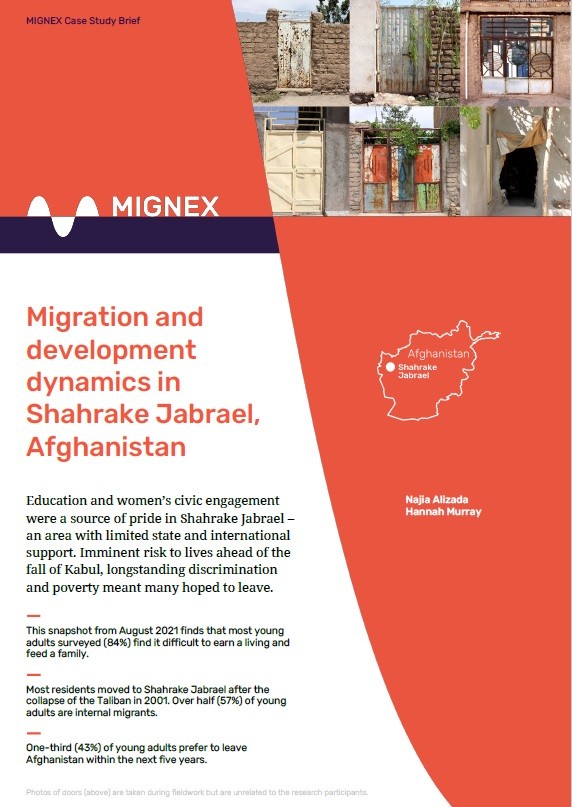 Migration and development dynamics in Shahrake Jabrael, Afghanistan | MIGNEX